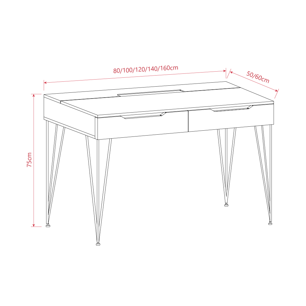Solid Wood Study Table | MYSEAT.sg | MadeInSG & FREE Delivery