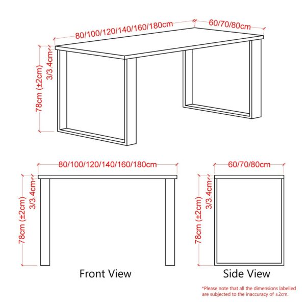APACHE V2 Solid Wood Study Table | MYSEAT Furniture SG