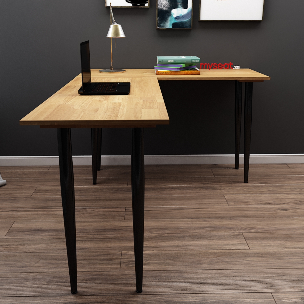 L Shape Table | MYSEAT.sg | Free delivery and assembly