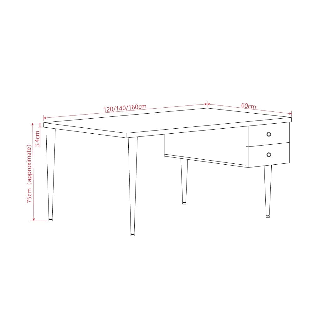 Solid Wood Study Table - MYSEAT.sg | Free Delivery & Assembly