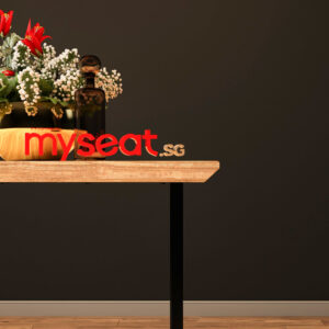 DANNY Dining Table - MYSEAT.sg Solid Wood Table