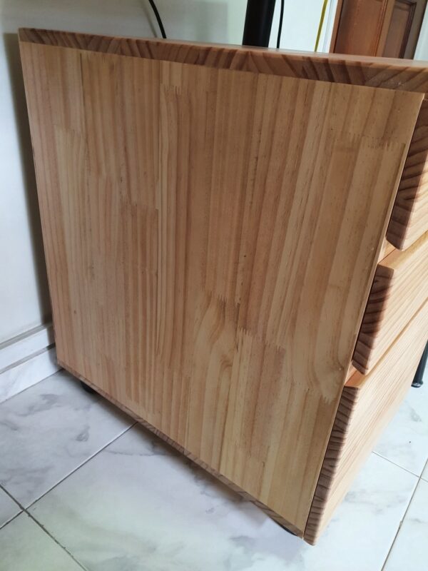 SAUL Solid Wood Pedestal - Myseat.sg Solid Wood Table