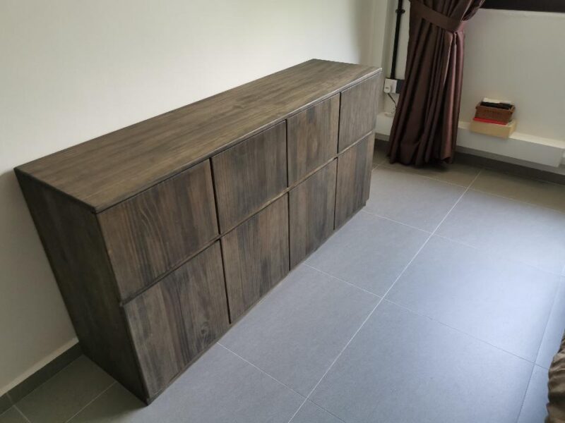 BUCKY Solid Wood Cabinet | MYSEAT Furniture SG