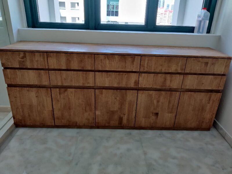 BUCKY Solid Wood Cabinet | MYSEAT Furniture SG